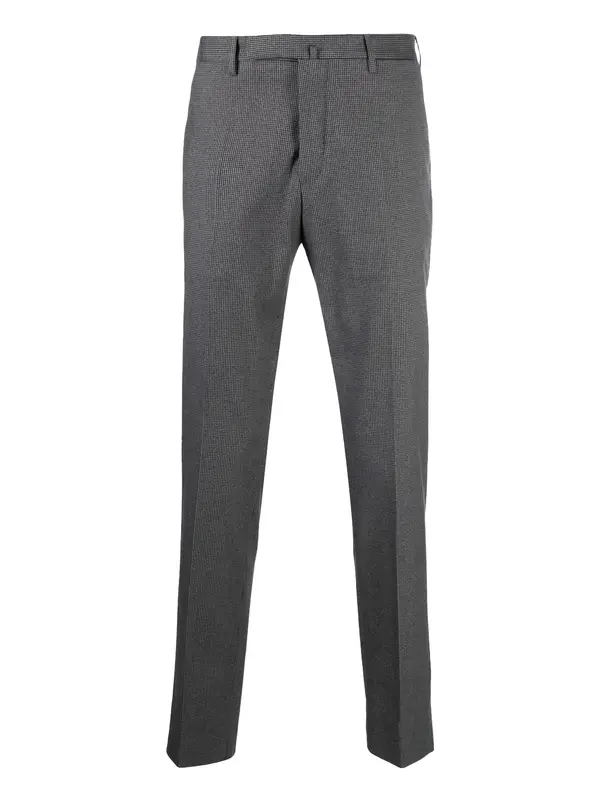 Incotex Mid-rise Slim-fit Chinos - Grey