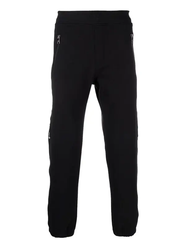 Neil Barrett Thunderbolt Tape Track Pants - Black
