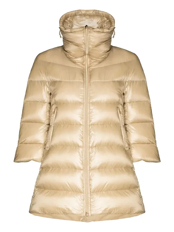 Herno Cleofe Padded Coat - Neutrals