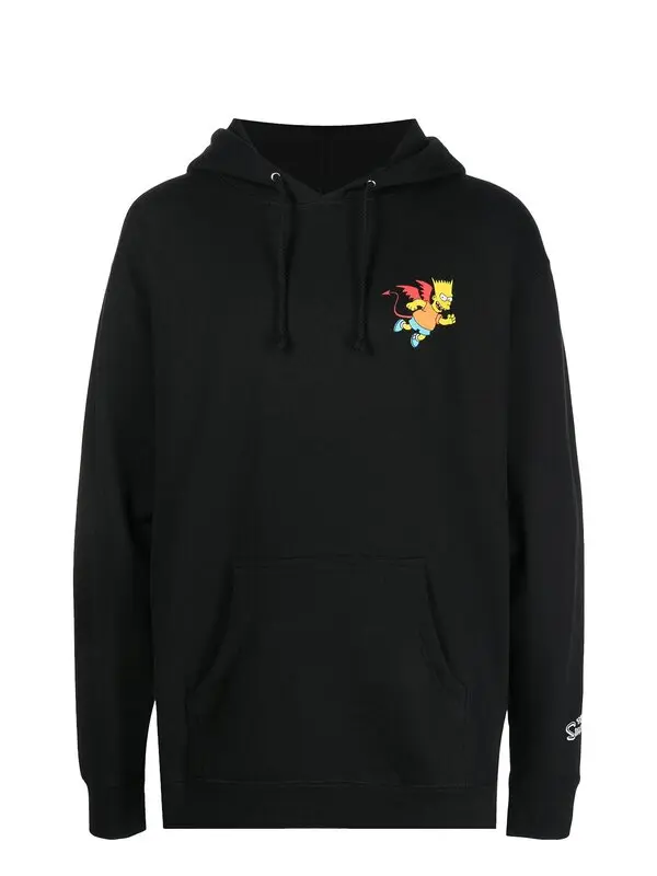 MARKET Graphic-print Hoodie - Black