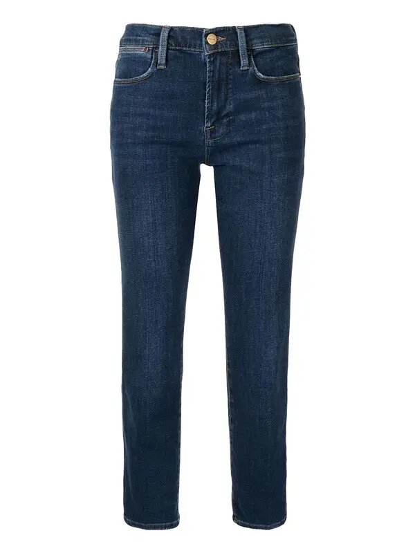 FRAME Le High Straight-leg Jeans - Blue
