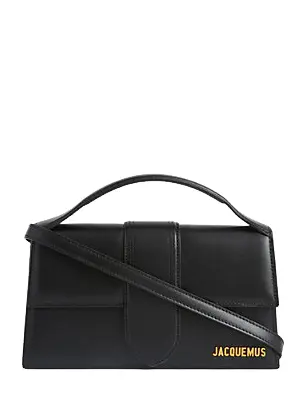 Jacquemus Le Grand Bambino Leather Top Handle Bag - Black
