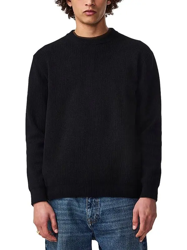 Nn07 Danny Ribbed Sweater - Black