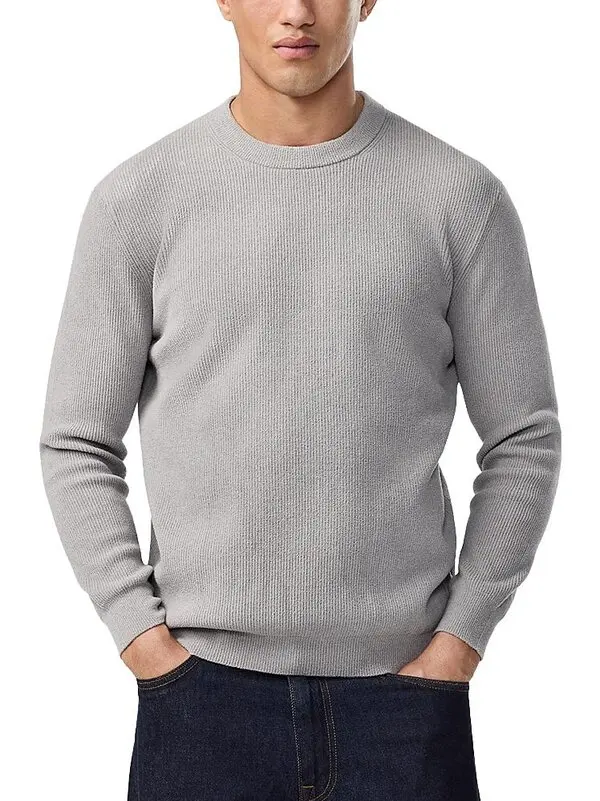 Nn07 Danny Ribbed Sweater - Fog