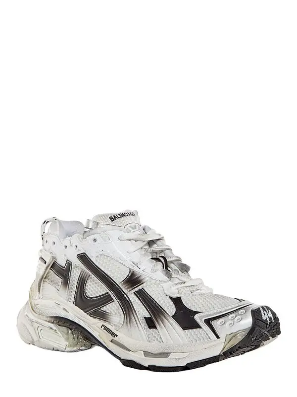 Balenciaga Runner Sneakers - White/black