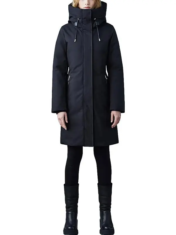 Mackage Shiloh Hooded Down Coat - Black