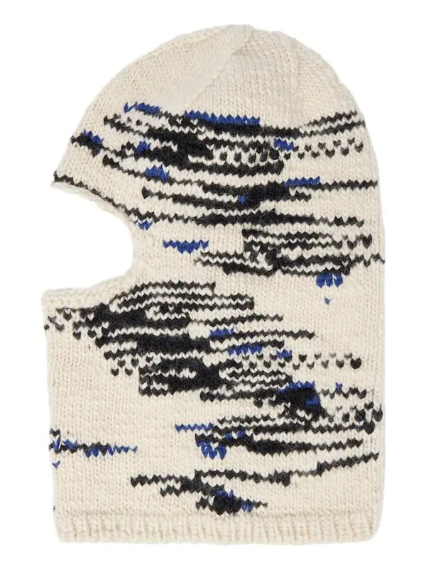 Stella McCartney Stella Shared 3 Wool Knit Balaclava - Multicoloured
