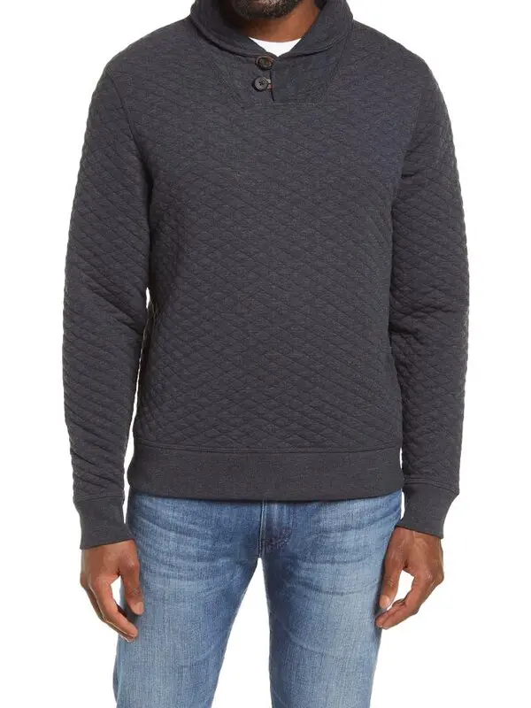 Billy Reid Shawl Collar Pullover - Dark Navy