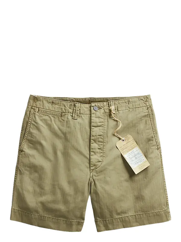 Ralph Lauren Herringbone Twill Field Short - Olive