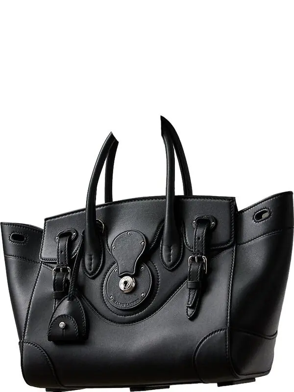 Ralph Lauren Soft Ricky 27 Calfskin Bag - Black