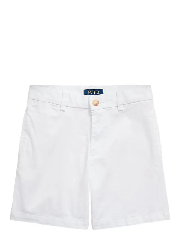 Ralph Lauren Straight Fit Stretch Chino Short - White