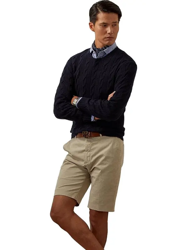 Ralph Lauren Slim Fit Stretch Chino Short - Classic Stone