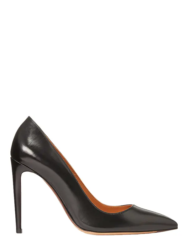 Ralph Lauren Celia Calfskin Pumps - Black