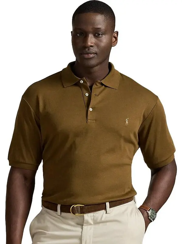 Ralph Lauren Soft Cotton Polo Shirt - Nature Brown