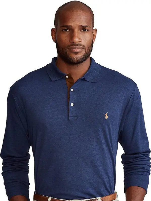 Ralph Lauren Soft Cotton Polo Shirt - Spring Navy Heather