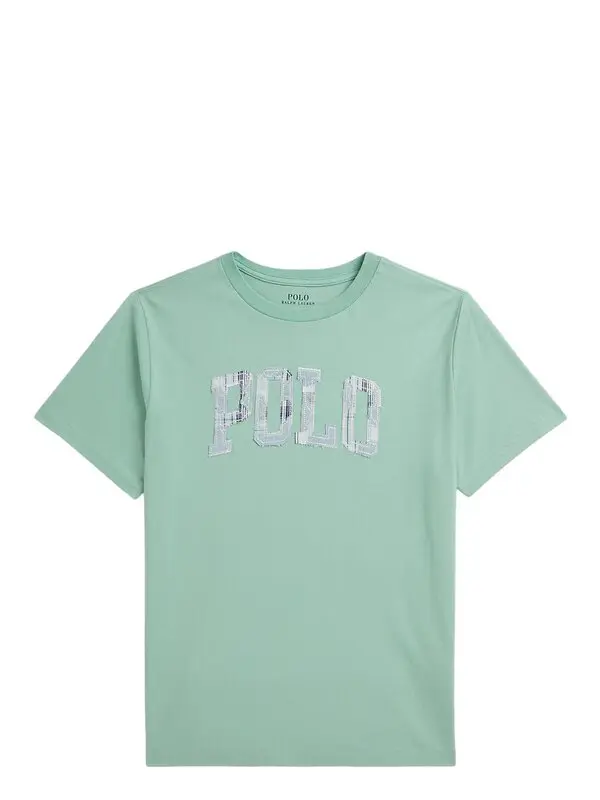 Ralph Lauren Logo Cotton Jersey Tee - Celadon