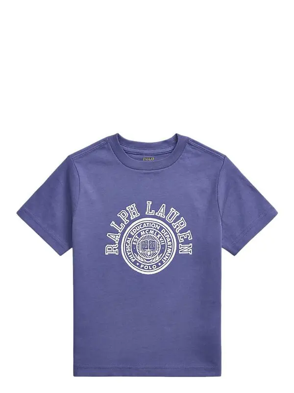 Ralph Lauren Logo Cotton Jersey Tee - Classic Blue