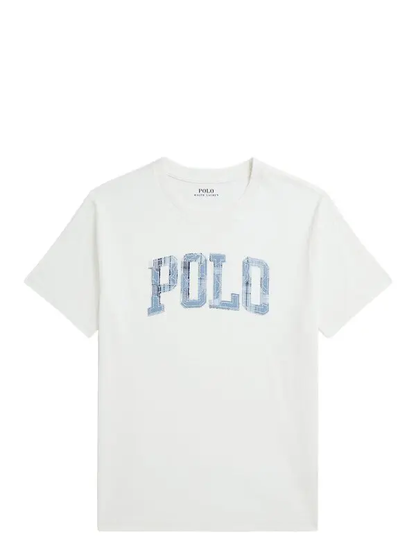 Ralph Lauren Logo Cotton Jersey Tee - Deckwash White