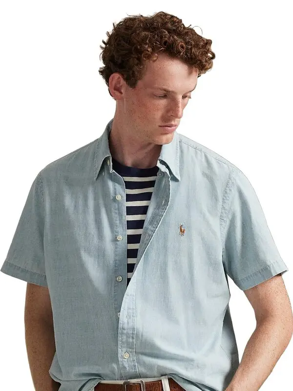 Ralph Lauren Classic Fit Indigo Shirt - Light Indigo