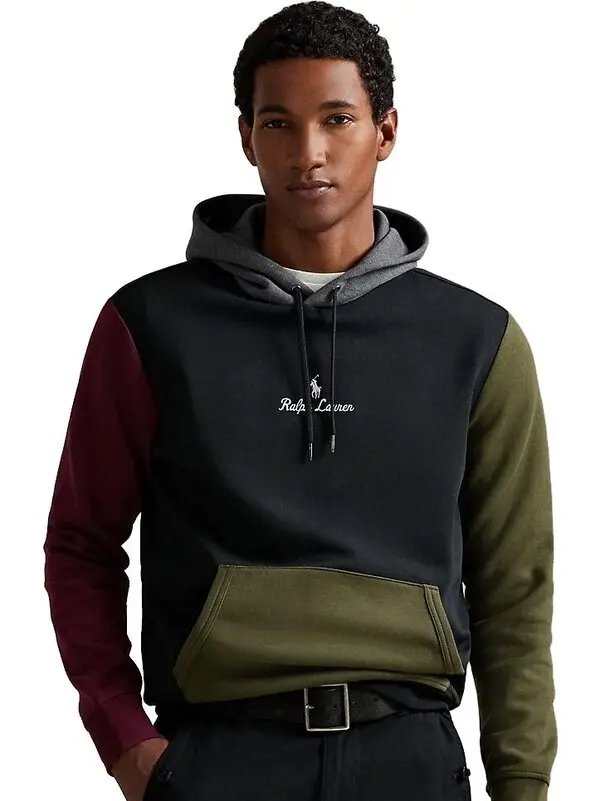 Ralph Lauren Logo Double-knit Hoodie - Polo Black Multi