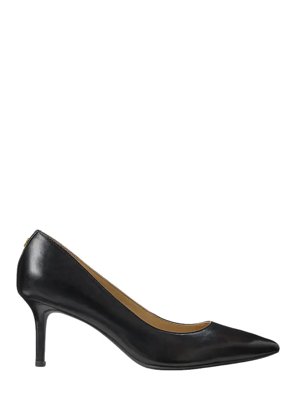 Ralph Lauren Lanette Leather Pump - Black