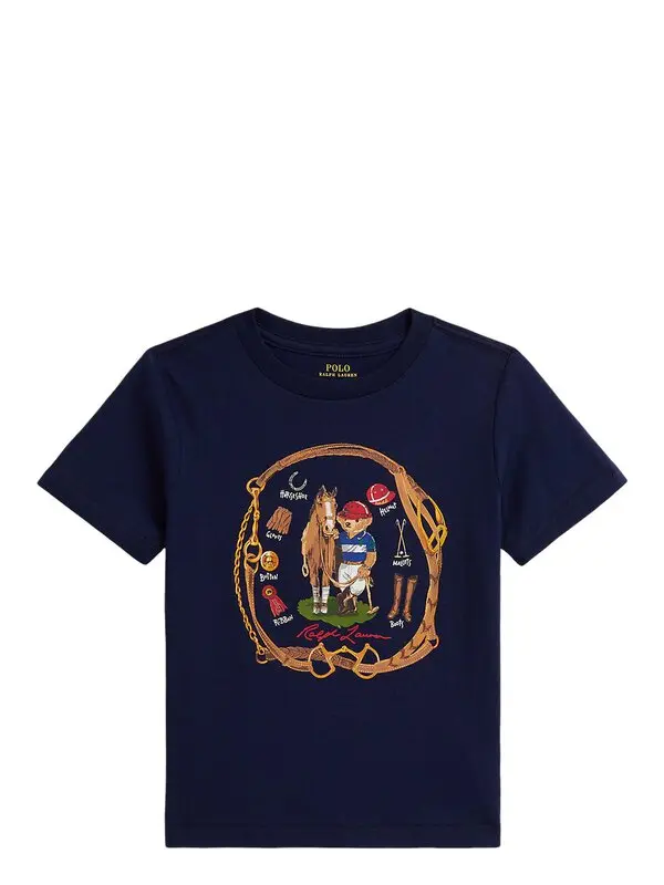 Ralph Lauren Polo Bear Cotton Jersey Tee - Newport Navy