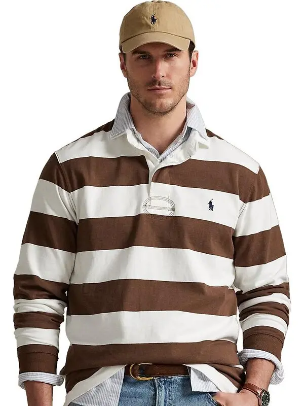 Ralph Lauren The Iconic Rugby Shirt - Pale Russet/trophy Cream