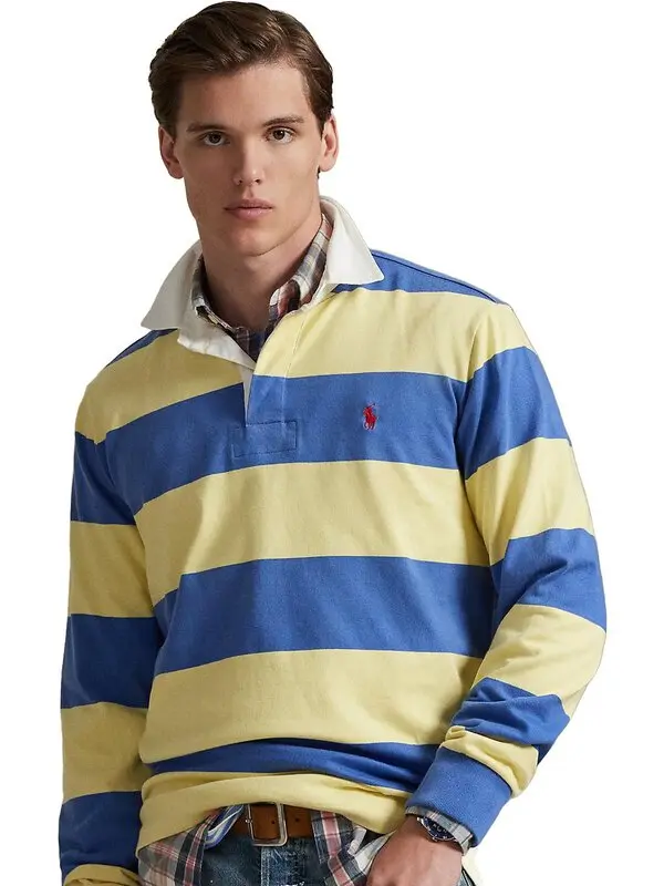 Ralph Lauren The Iconic Rugby Shirt - Resort Gold/modern Royal