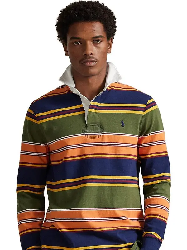 Ralph Lauren The Iconic Rugby Shirt - Supply Olive Multi