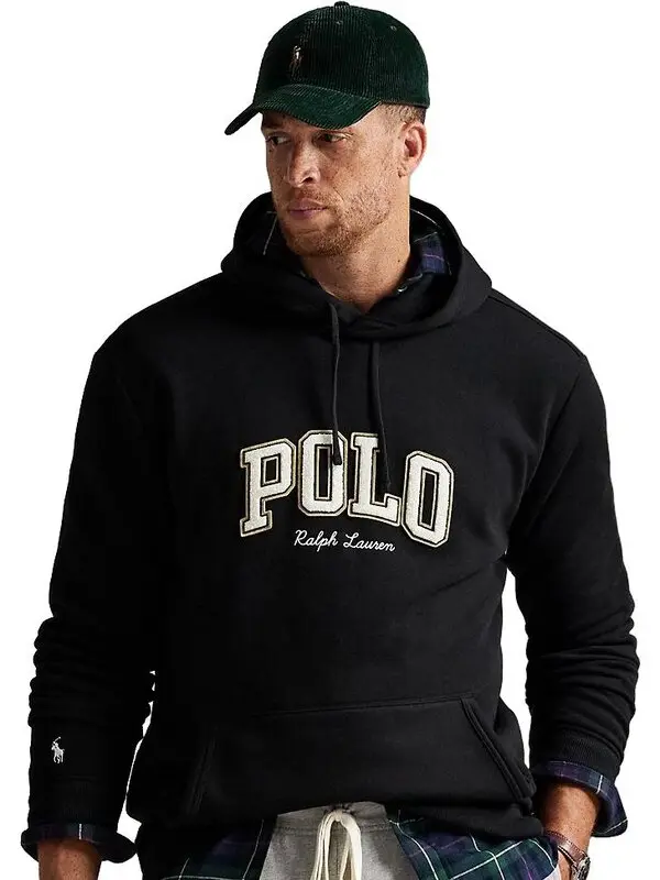 Ralph Lauren Logo Fleece Hoodie - Polo Black