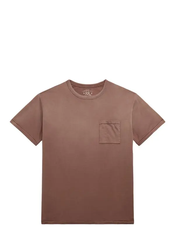 Ralph Lauren Garment-dyed Pocket T-shirt - Chocolate