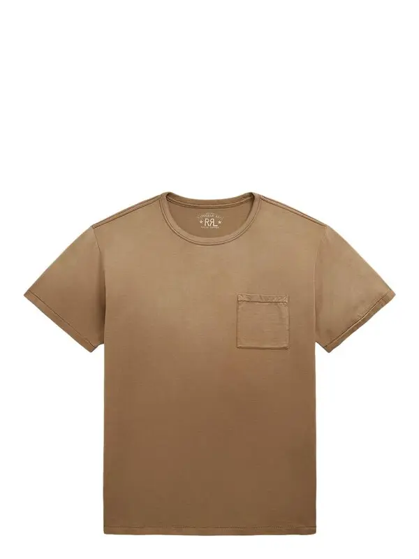 Ralph Lauren Garment-dyed Pocket T-shirt - Mud