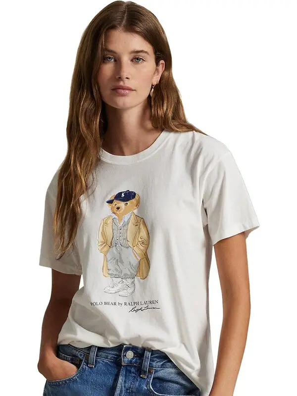 Ralph Lauren Polo Bear Cotton Jersey Tee - Nevis