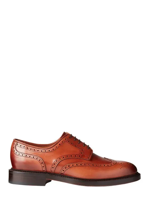 Ralph Lauren Brenton Leather Wingtip - Polo Tan