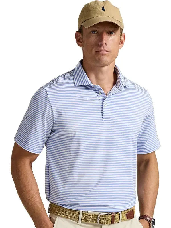 Ralph Lauren Classic Fit Performance Polo Shirt - Blue Rain/ceramic White
