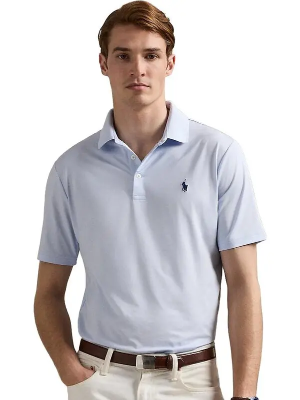 Ralph Lauren Classic Fit Performance Polo Shirt - Oxford Blue