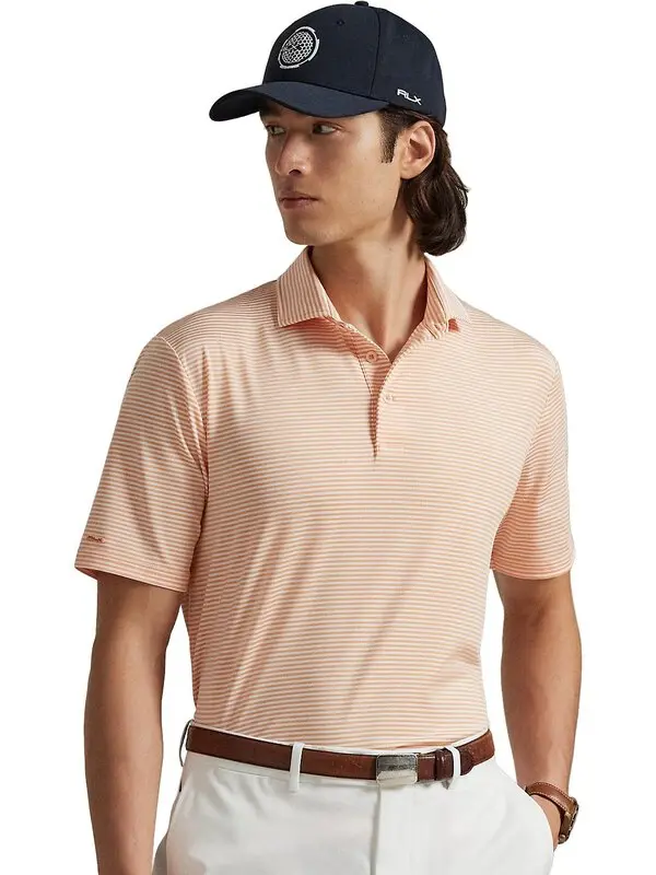 Ralph Lauren Classic Fit Performance Polo Shirt - Poppy/ceramic White