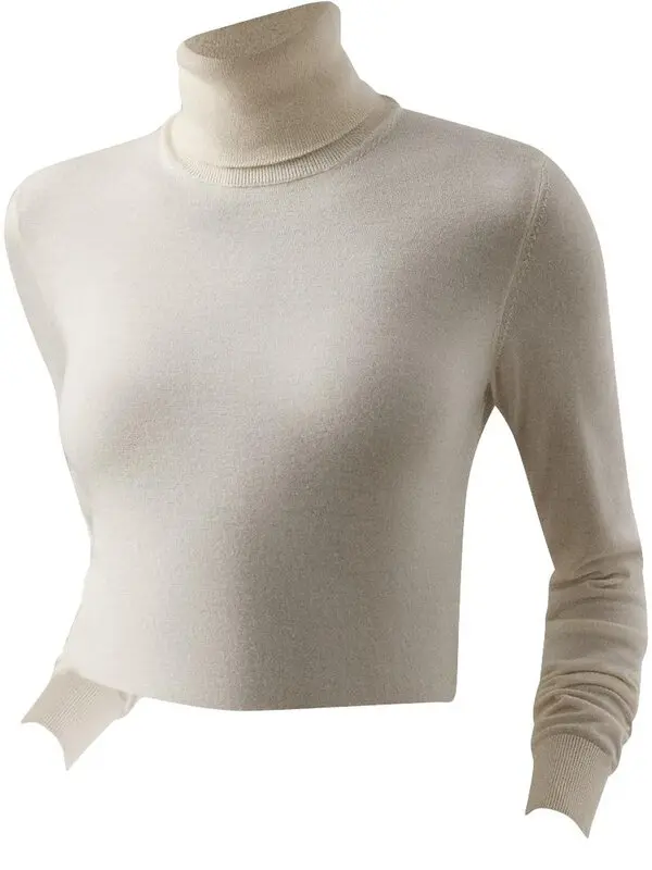 Ralph Lauren Cashmere Turtleneck Sweater - Cream