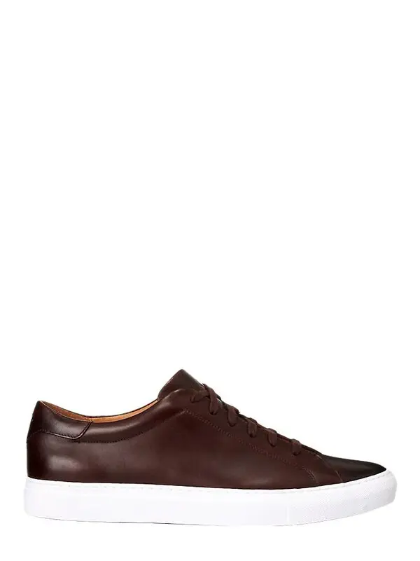Ralph Lauren Jermain Leather Sneakers - Brown