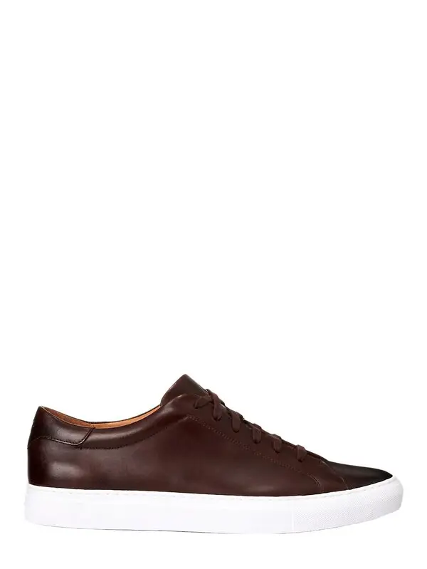 Ralph Lauren Jermain Leather Sneakers - Brown