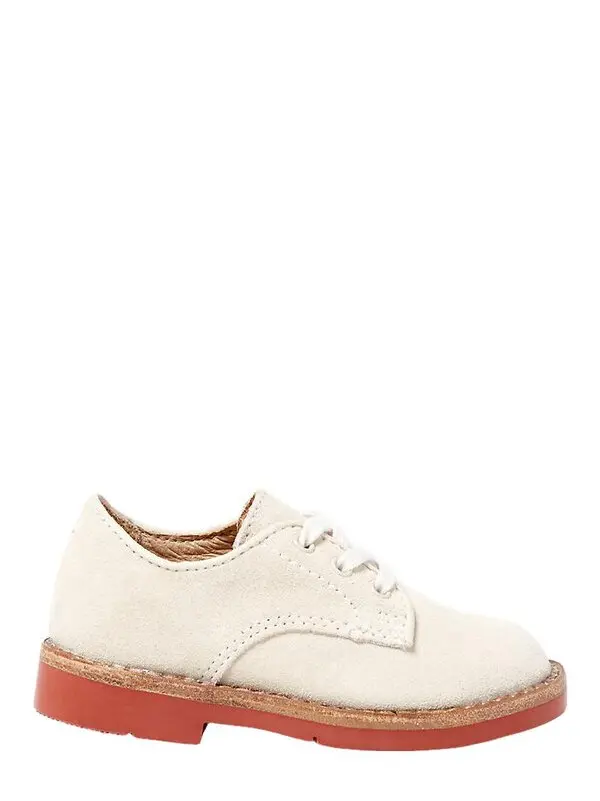 Ralph Lauren Barton Suede Oxford - White