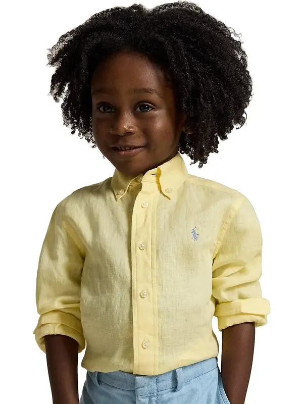 Ralph Lauren Linen Shirt - T Bird Yellow
