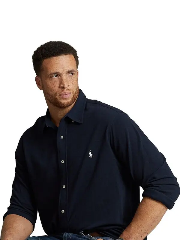 Ralph Lauren Featherweight Mesh Shirt - Aviator Navy