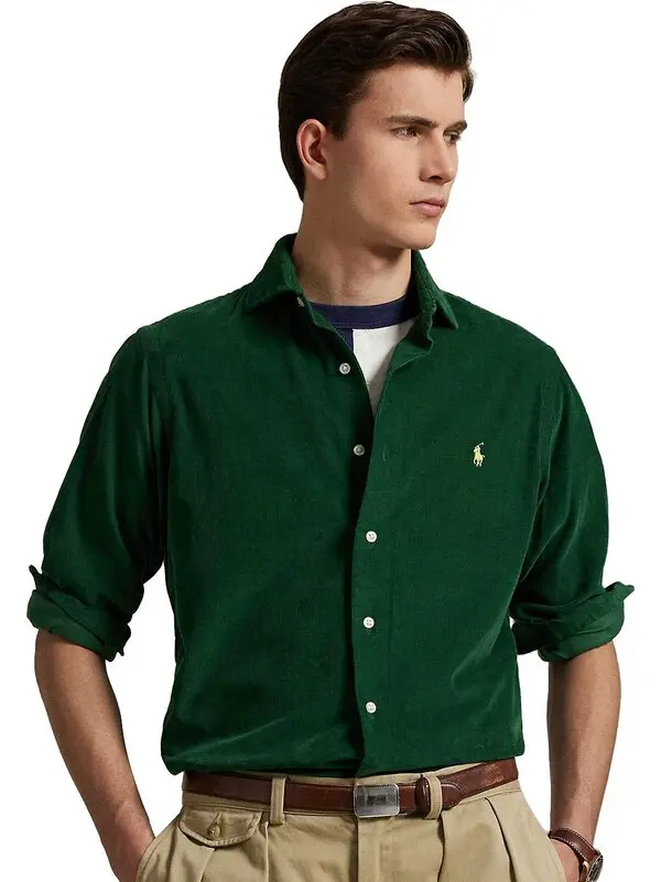 Ralph Lauren Classic Fit Corduroy Shirt - New Forest