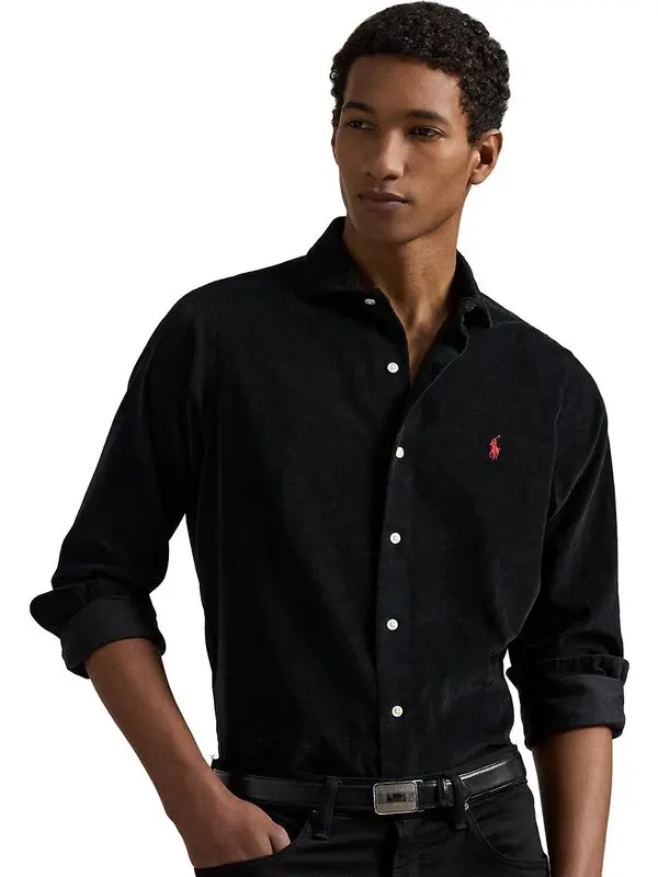 Ralph Lauren Classic Fit Corduroy Shirt - Polo Black