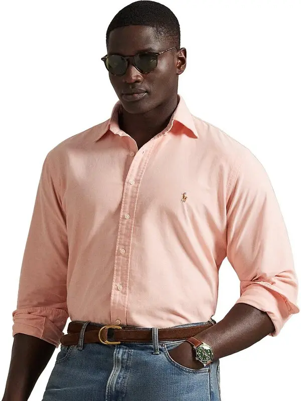 Ralph Lauren The Iconic Oxford Shirt - Peach