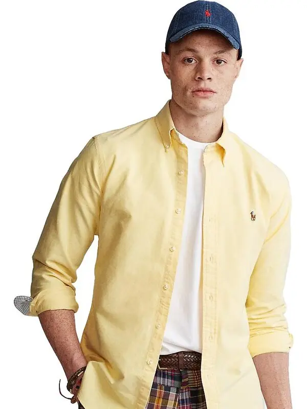 Ralph Lauren The Iconic Oxford Shirt - Yellow Oxford