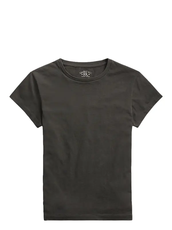 Ralph Lauren Cotton Jersey Crewneck T-shirt - Faded Black Canvas