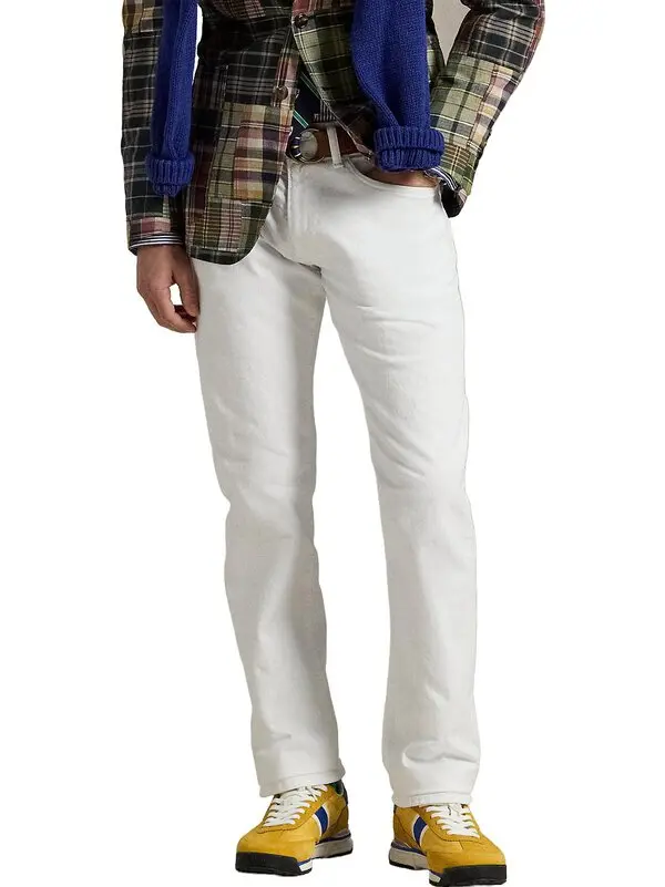 Ralph Lauren Hampton Straight Stretch Jean - White Stretch