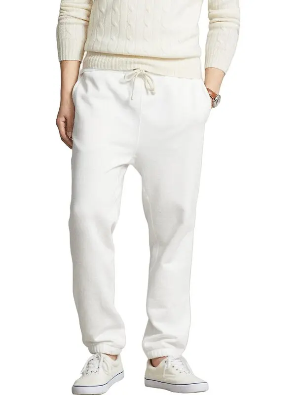 Ralph Lauren Fleece Sweatpant - Deckwash White
